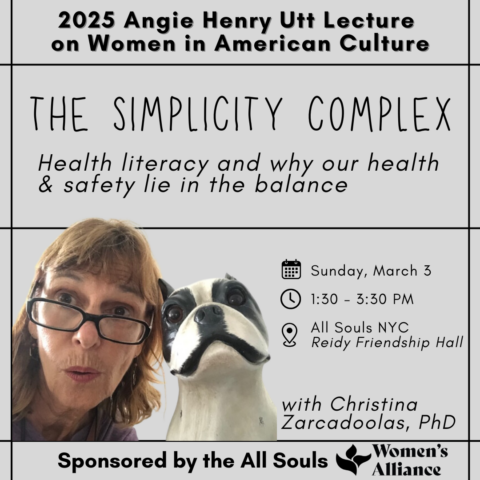 Annual Angie Utt Lecture - The Simplicity Complex: Why our health and ...